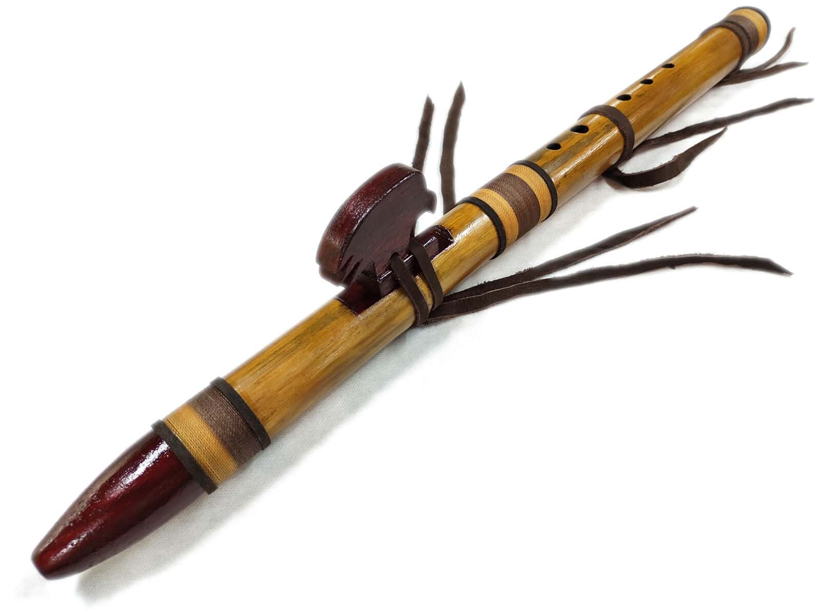 Flauta Estilo Nativa Americana - Série Totens - Lobo | Flauta Nativa Ashar