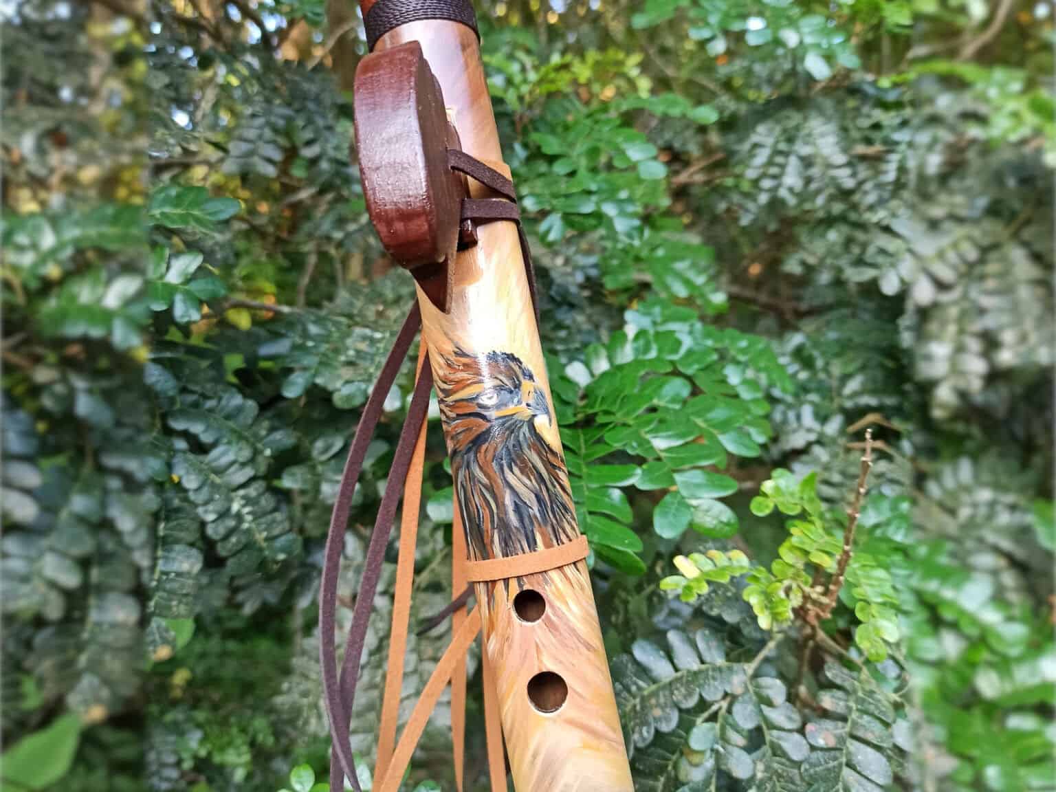 Flauta estilo nativo americano - Serie Totem - Águila | Flauta Nativa Ashar