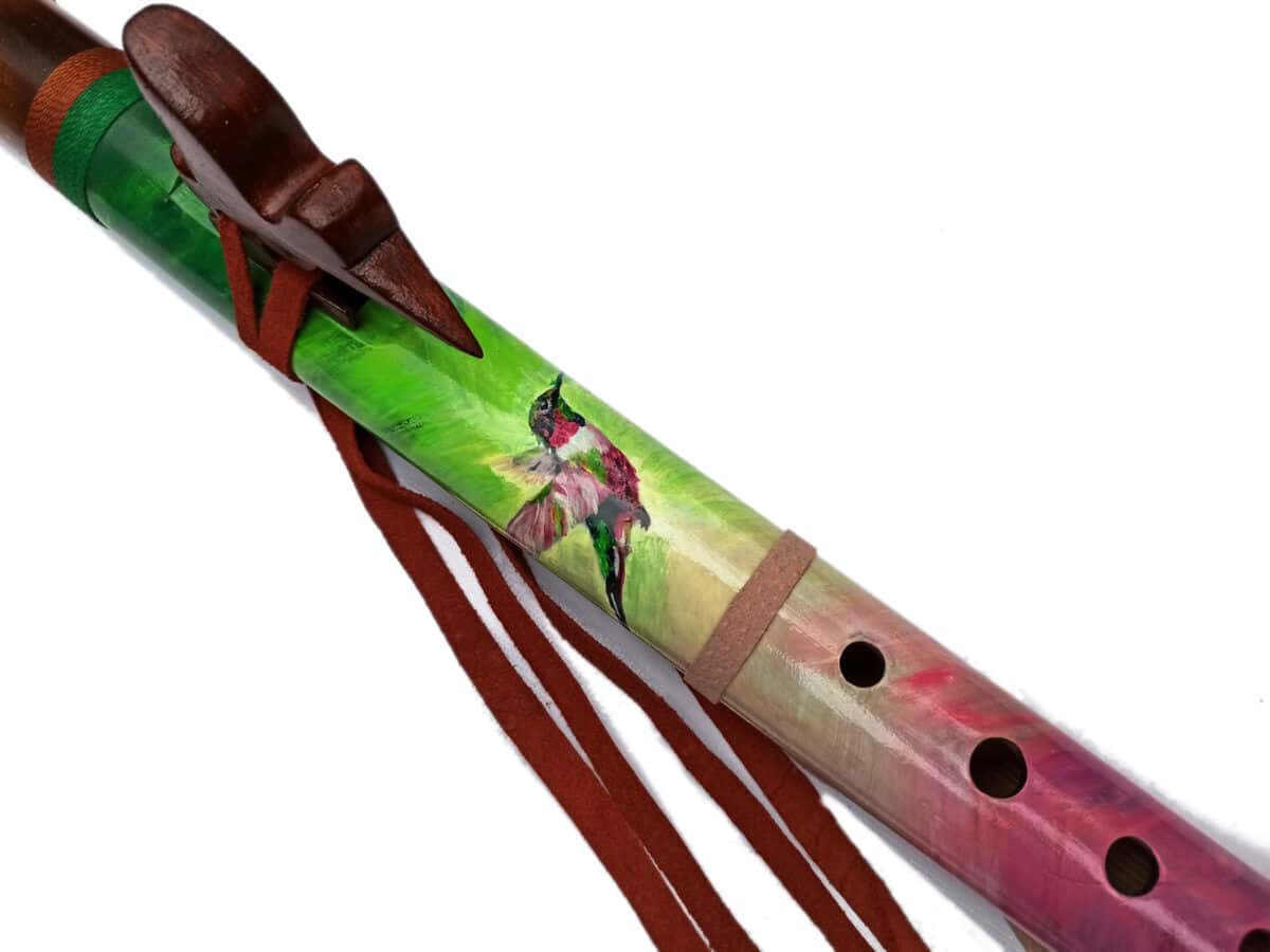Flauta Estilo Nativa Americana - Série Beija-Flor - Rosa | Flauta ...