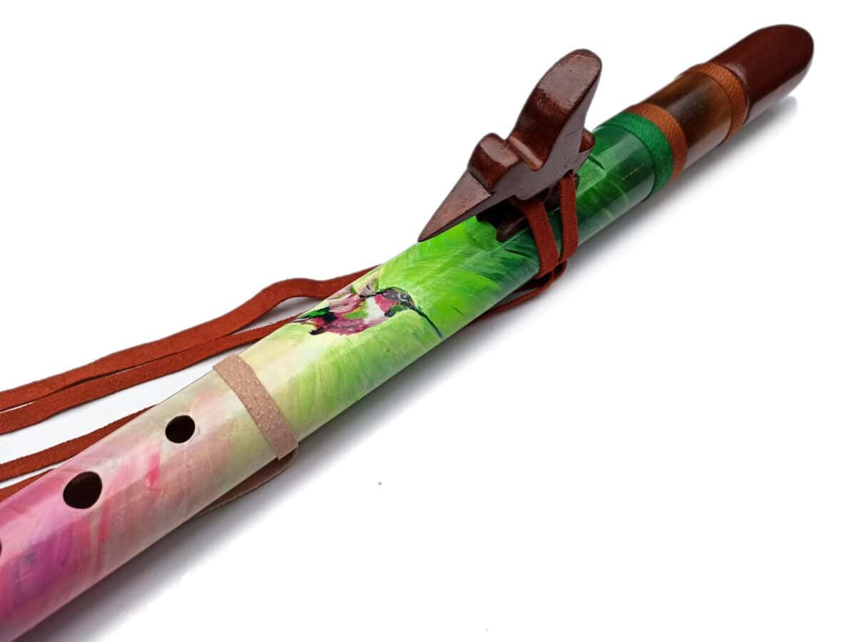 Flauta Estilo Nativa Americana - Série Beija-Flor - Rosa | Flauta ...