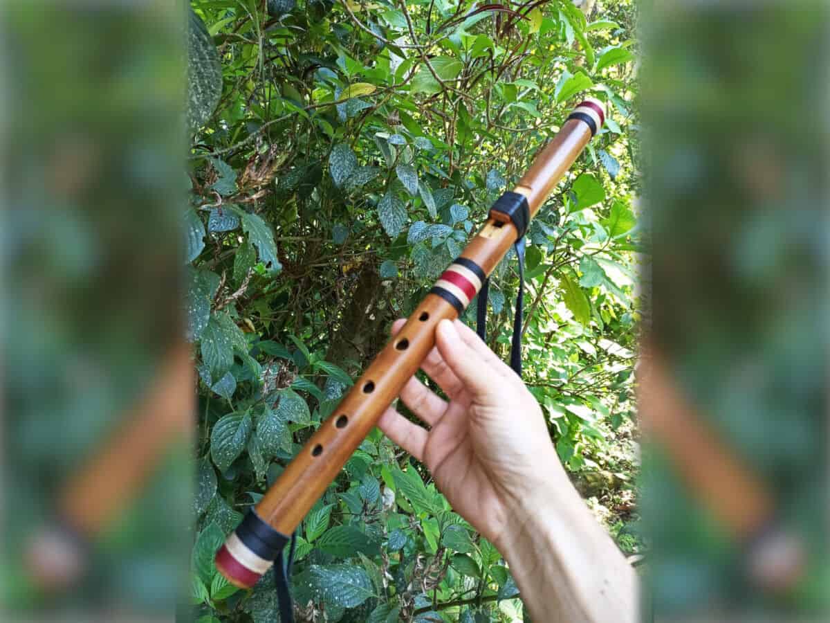 Flauta Estilo Nativa Americana - River Cane - C Alto | Flauta Nativa Ashar