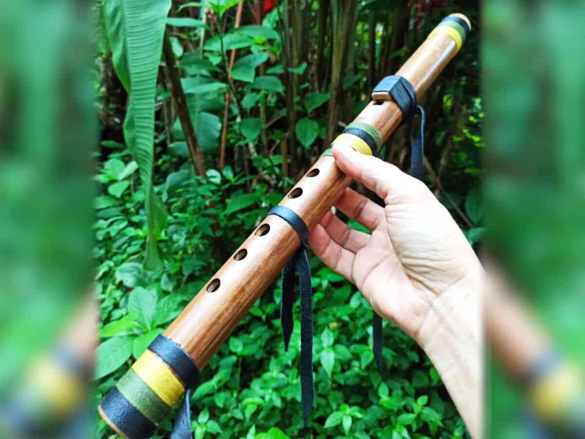 Flauta Estilo Nativa Americana - River Cane - C Alto | Flauta Nativa Ashar
